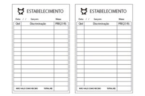 Modelo de comanda, você sabe qual é o melhor para o seu negócio? (Baixe ...
